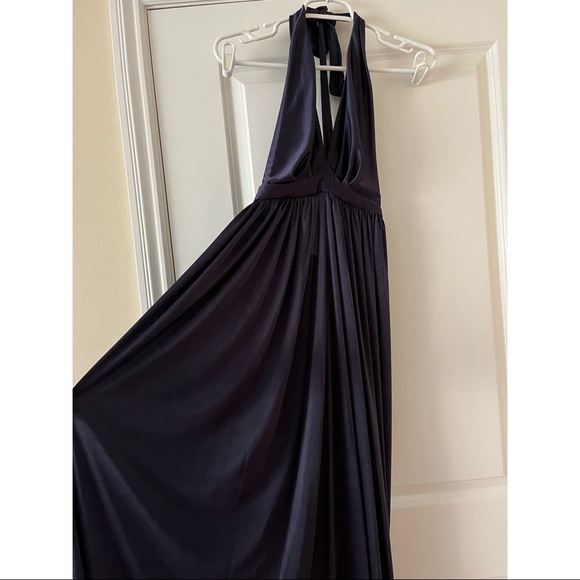 Shareen | Dresses | Shareen Navy Blue Gown | Poshmark